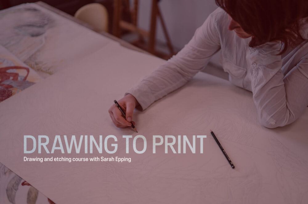 "Drawing to print" course with Sarah Epping - TYPA : TYPA